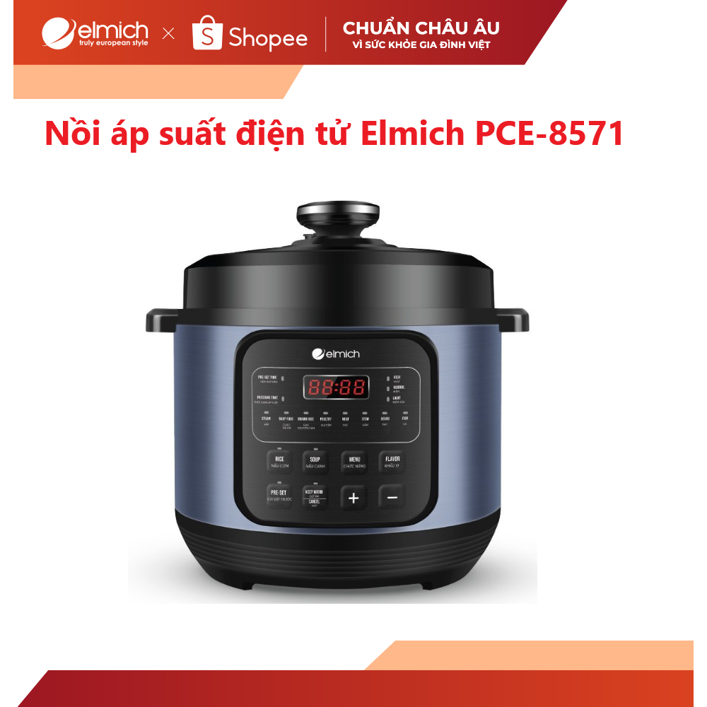 Nồi áp suất điện tử Elmich PCE-8571 | Shopee Việt Nam