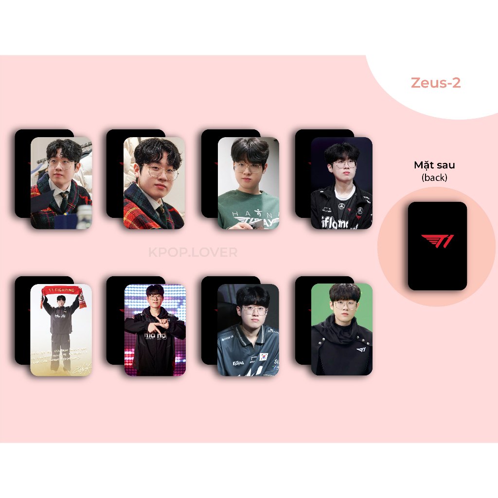 SET 8 CARD ẢNH BO GÓC đội tuyển SKT T1 | Shopee Việt Nam