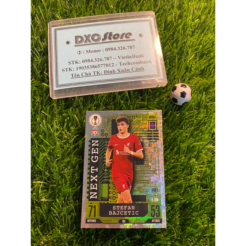 THẺ LẺ - NEXT GEN - TOPPS MATCH ATTAX 2023/2024 - STEFAN BAJCETIC ...