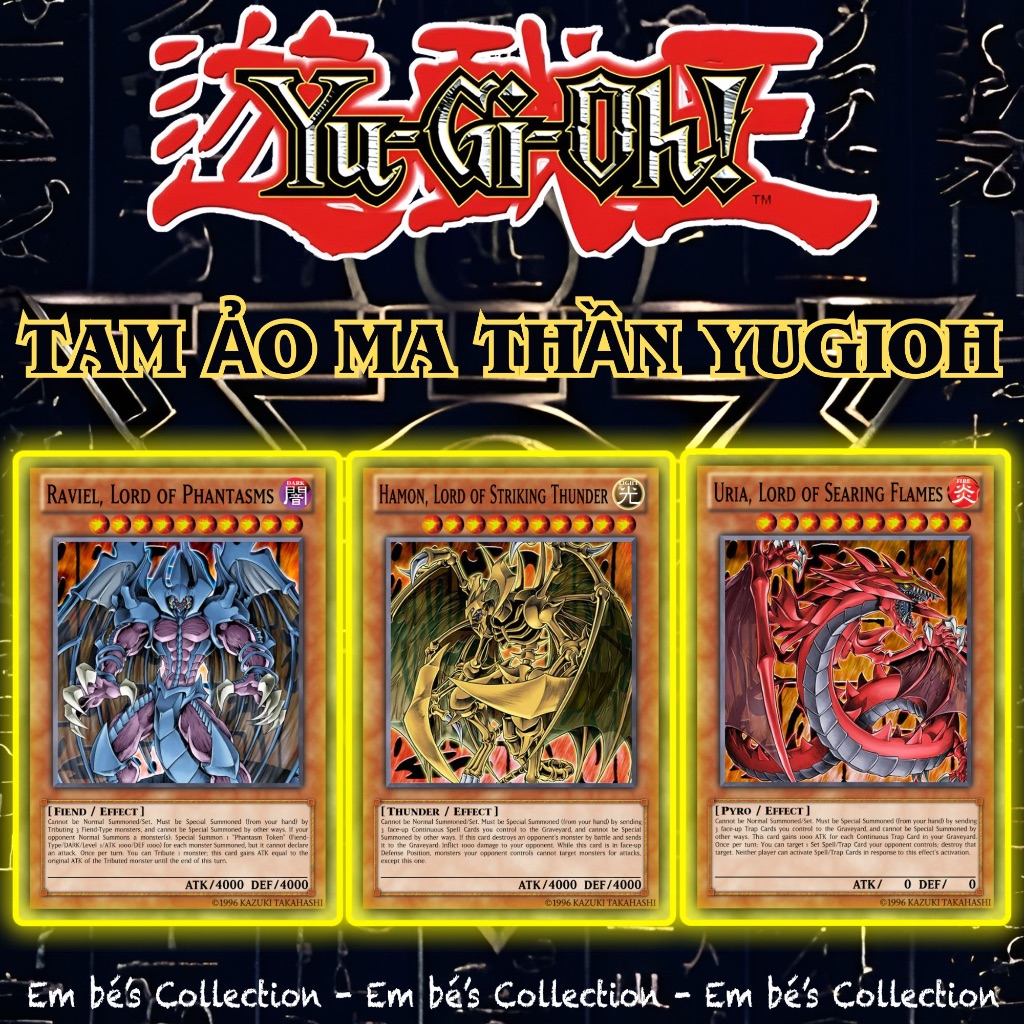 Tà Thần - Tam Ảo Ma Thần. Bài Yugioh Tiếng Việt - Tiếng Anh | Shopee Việt Nam
