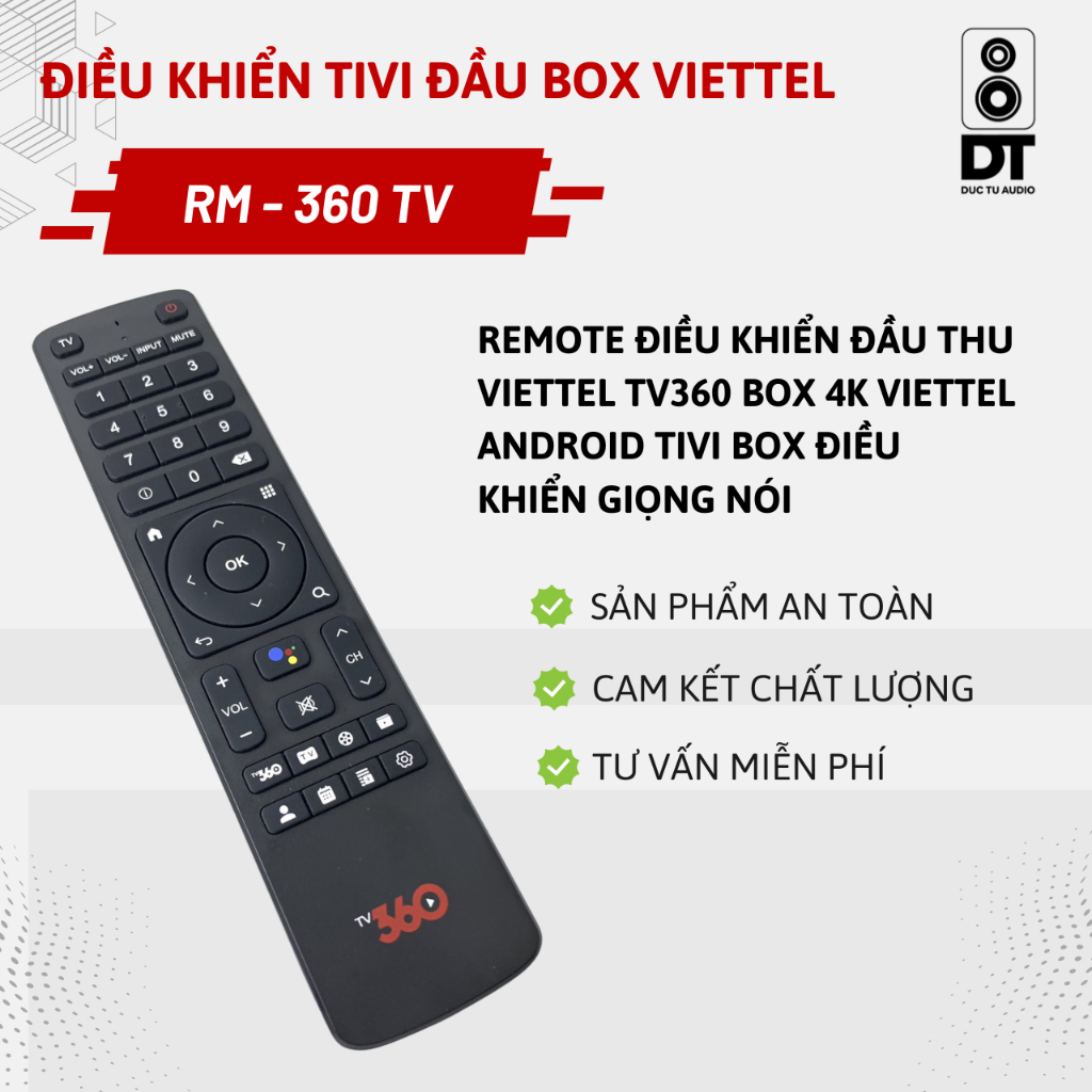 Remote điều khiển đầu thu Viettel TV360 Box 4K | Shopee Việt Nam