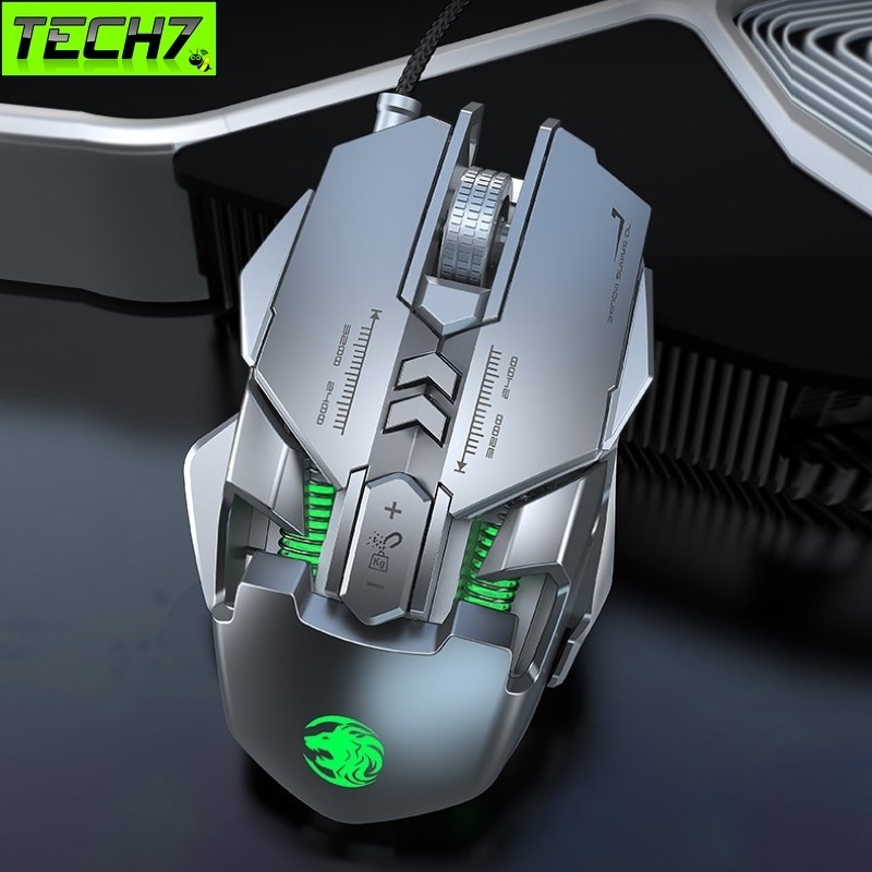 Chuột cơ gaming led RGB 6400DPI MK300 mechanical Gaming mouse Esport cho máy tính laptop ...