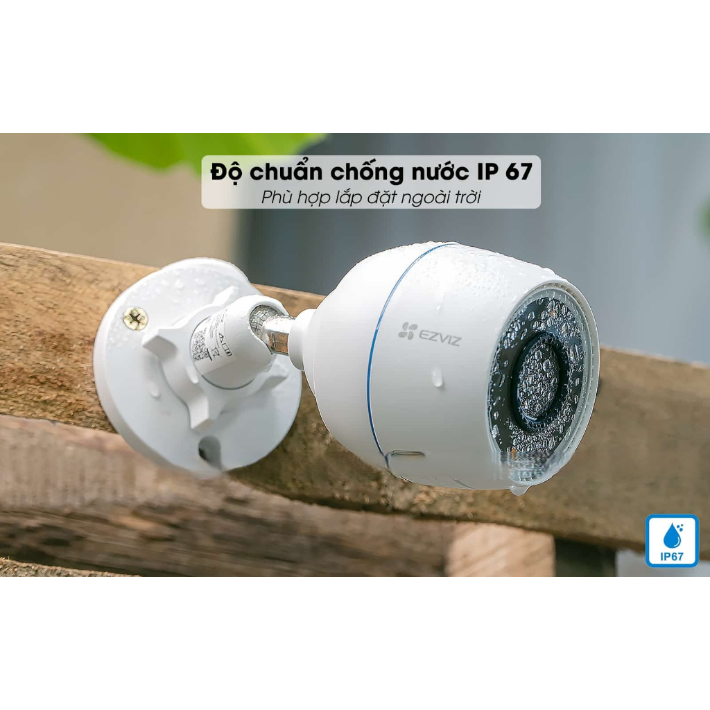 Camera wifi Ezviz ngoài trời H3c 2MP/3MP/4MP 2K 2K+, đàm thoại, màu đêm ...