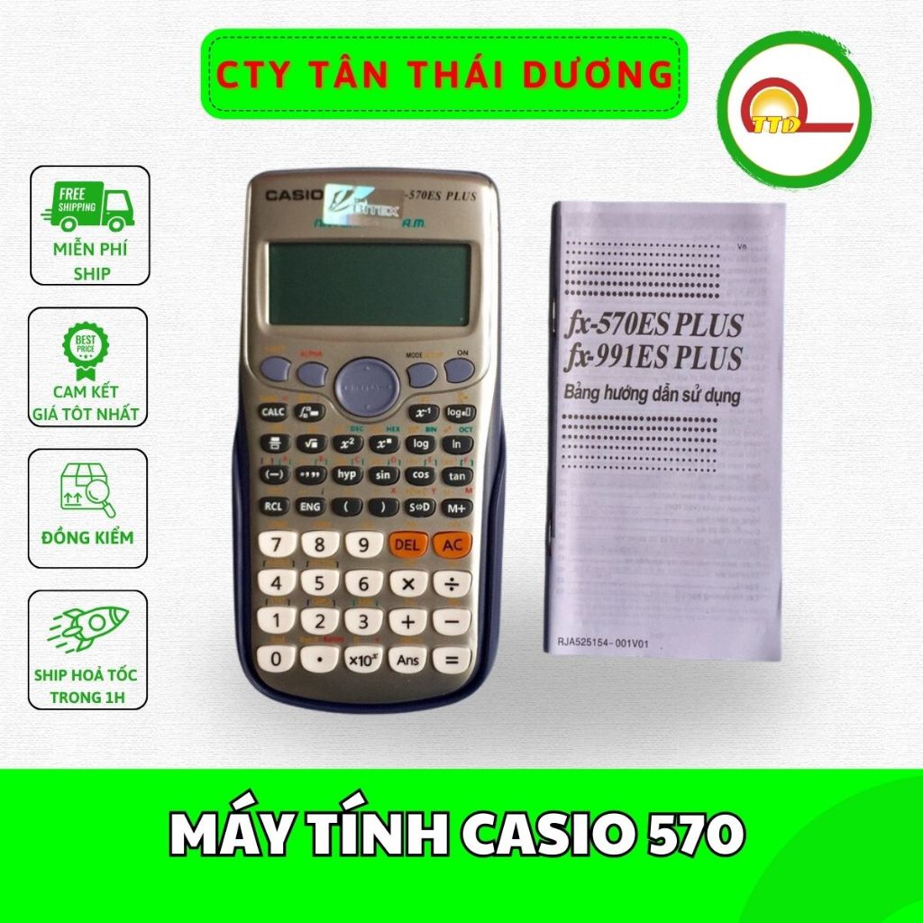 MÁY TÍNH CASIO 570VN PLUS VS MÁY TÍNH CASIO 570ES PLUS | Shopee Việt Nam