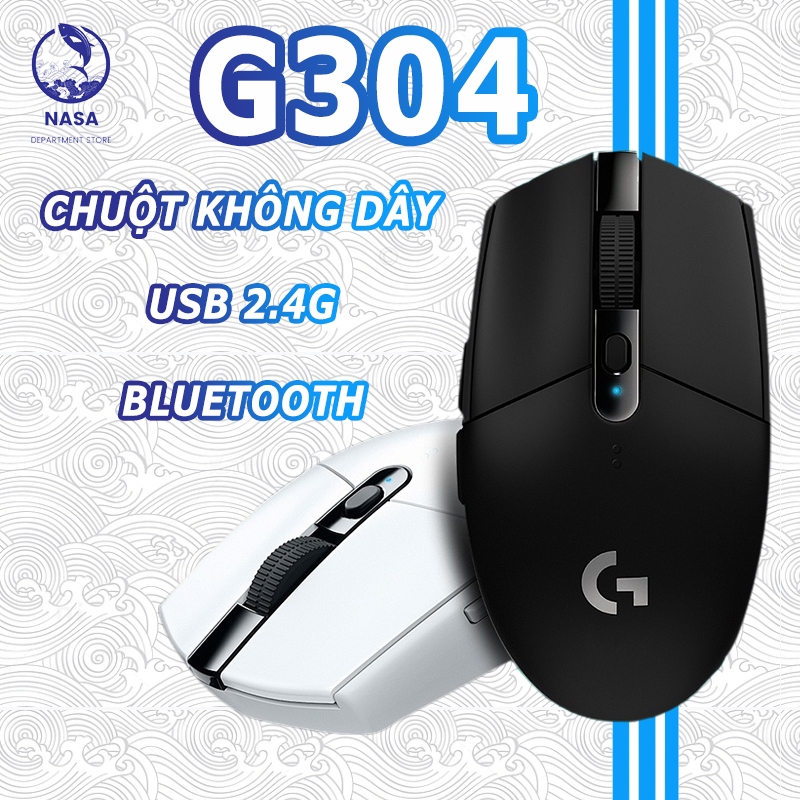 Chuột không dây Logitech G304 game nhẹ 6 nút lập trình pin 250h Độ Trễ ...