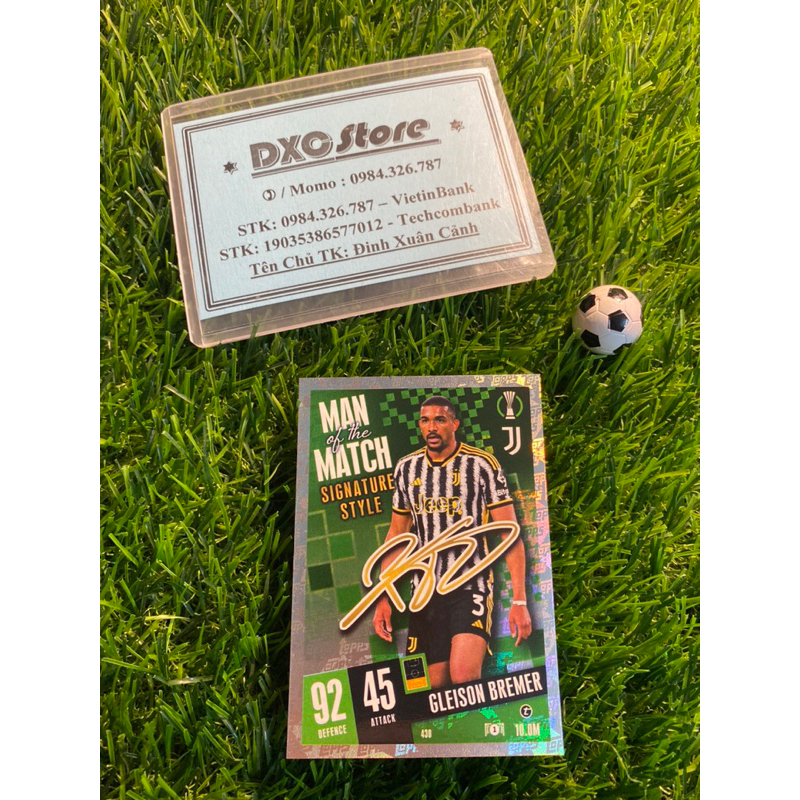 THẺ LẺ - MAN OF THE MATCH - SIGNATURE STYLE - TOPPS MATCH ATTAX 2023/ ...
