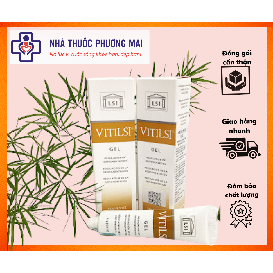 [CHÍNH HÃNG] VITILSI GEL 15G- GEL BẠCH BIẾN,HỖ TRỢ ĐIỀU HÒA SẮC TỐ DA ...