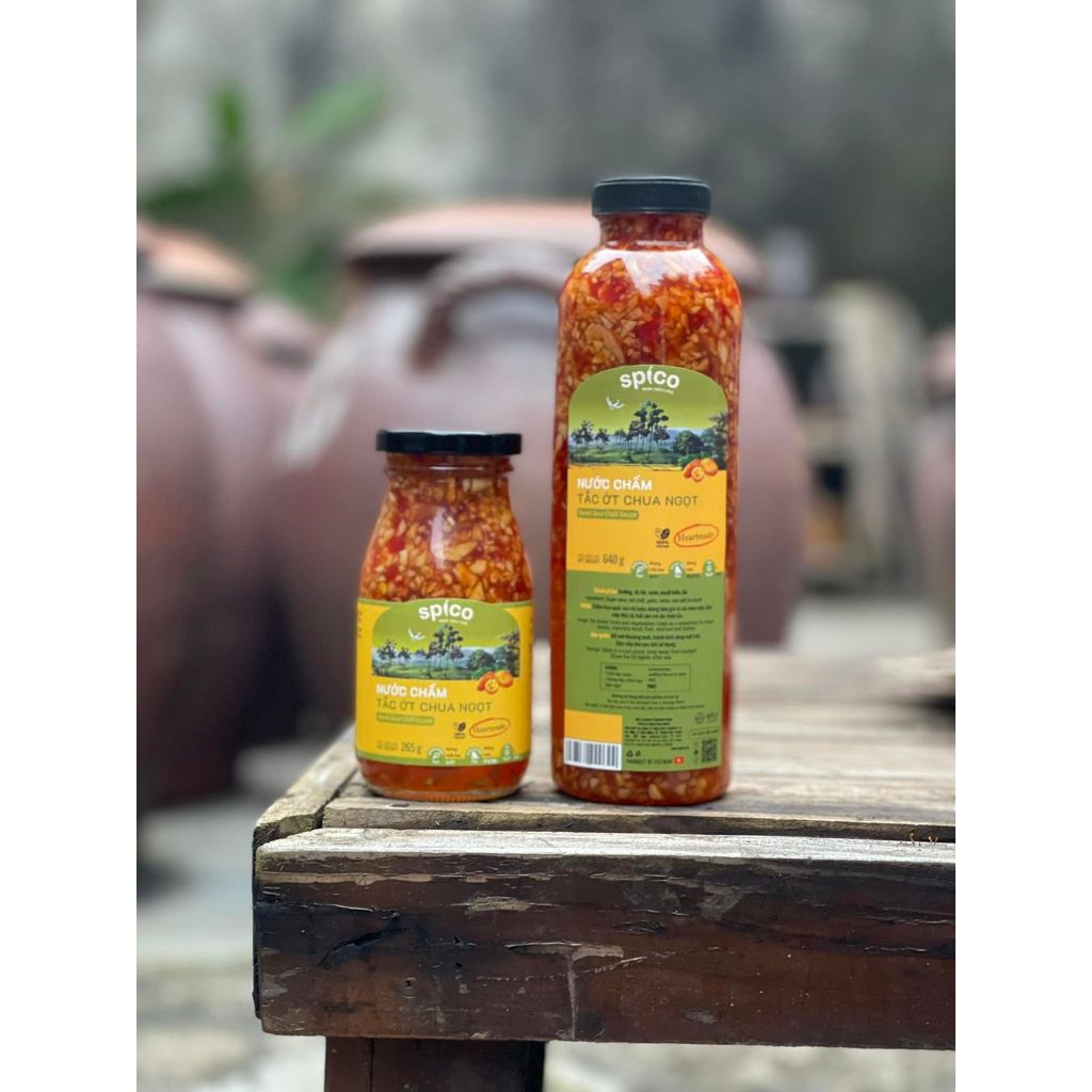Nước Chấm Tắc Ớt Chua Ngọt SPICO Vị tự nhiên thơm ngon Chai thuỷ tinh ...