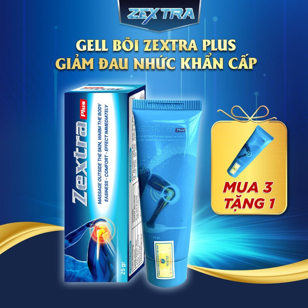 Gel Bôi Xoa Bóp Giảm Đau Nhanh Cho Xương Khớp Zextra Plus Công Nghệ Mới ...