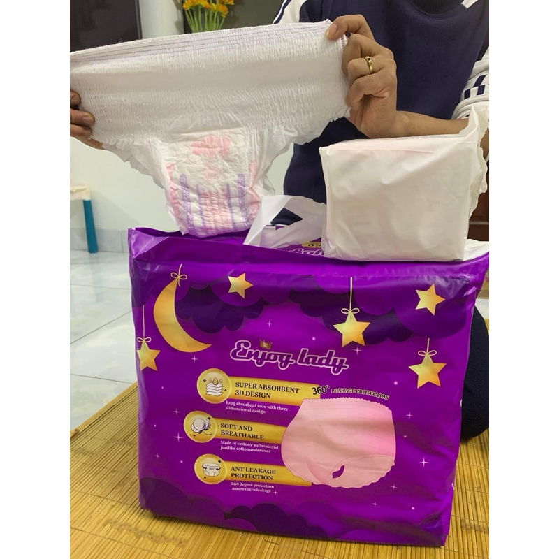 50 chiếc băng vệ sinh quần cao cấp Enjoy baby đủ size từ 35-80kg(mỗi ...