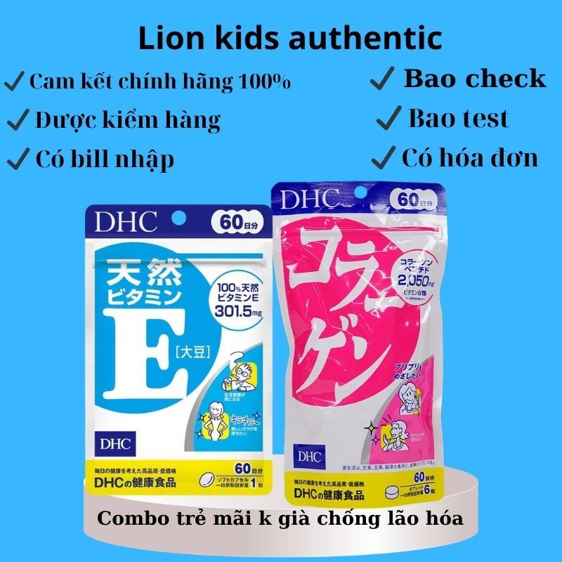 COMBO Collagen DHC 360 viên & Vitamin E DHC 60 viên Nhật Bản [60 NGÀY ...
