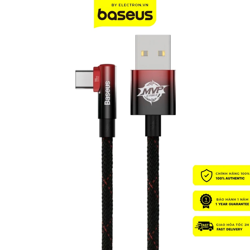 Cáp Sạc Nhanh 90 Độ Baseus MVP 2 Elbow-shaped Fast Charging Data Cable ...