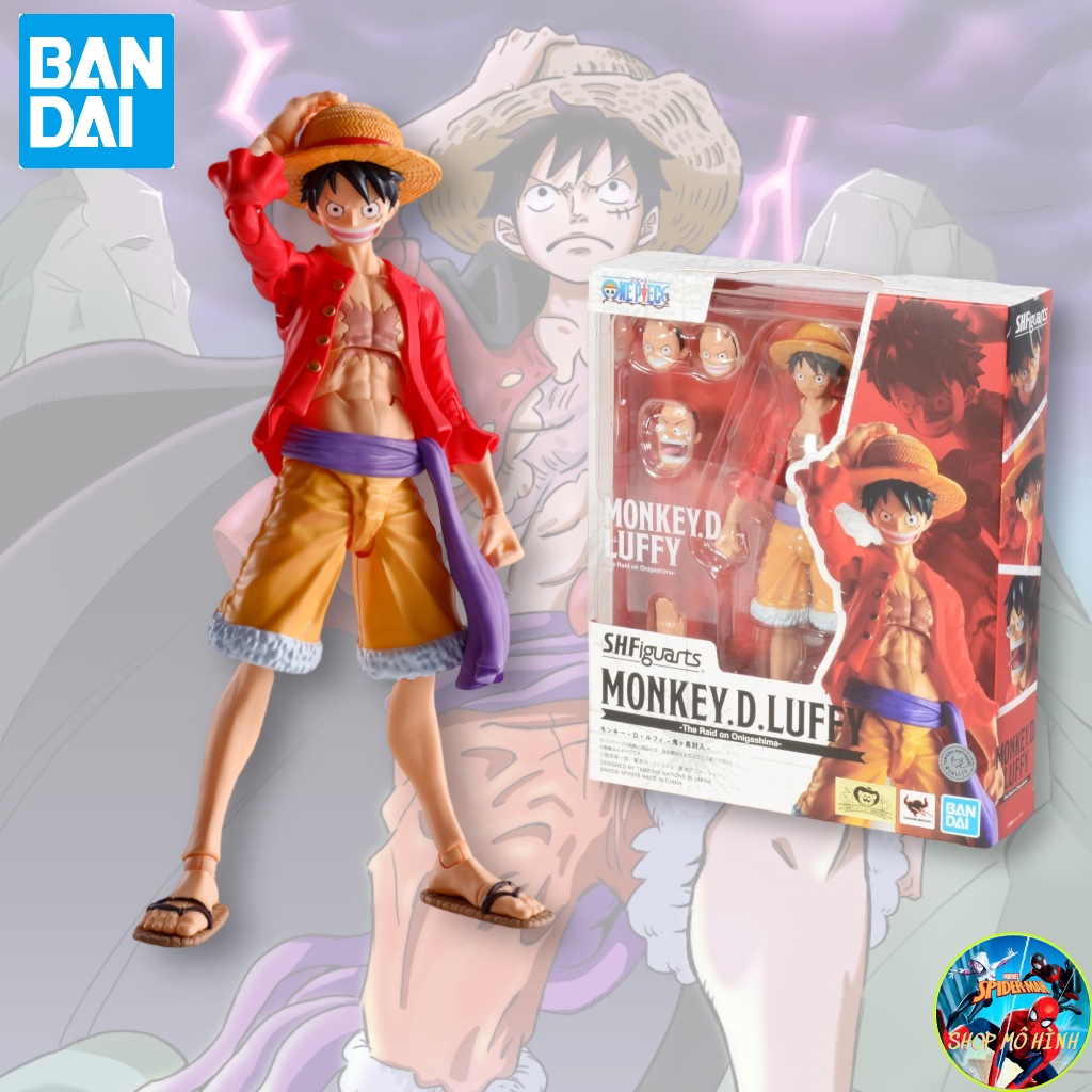 Mô Hình One Piece Chính Hãng SHF: MONKEY D LUFFY -The Raid on ...