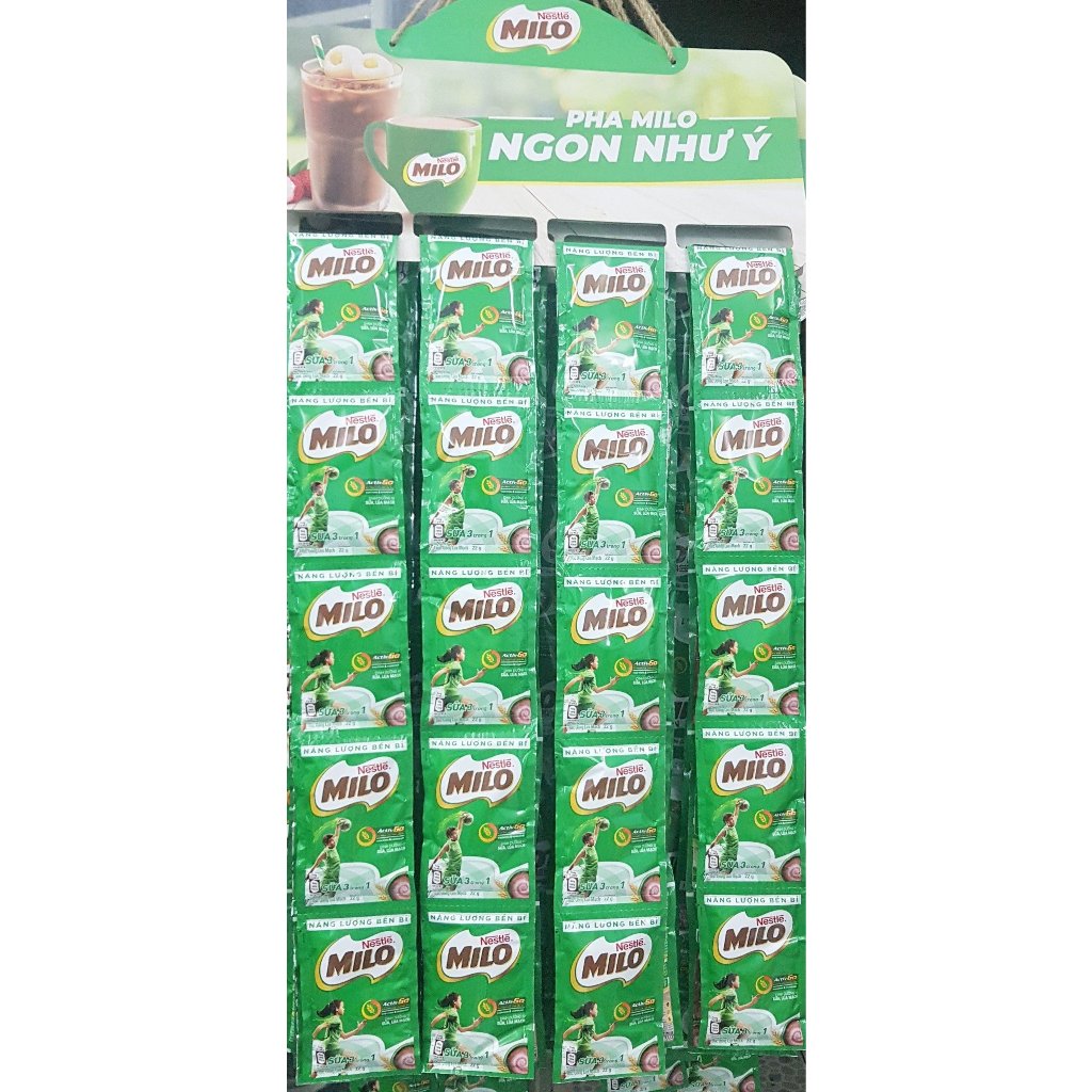 Dây 10 gói Nestlé Milo (22g)/ Hộp giấy 285g | Shopee Việt Nam