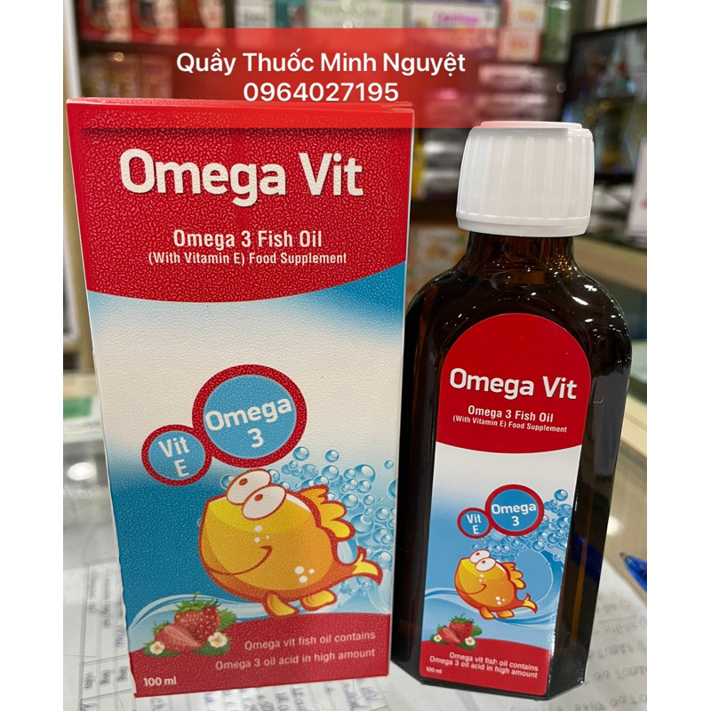 Omegavit phát triển trí não và mắt 100ml | Shopee Việt Nam