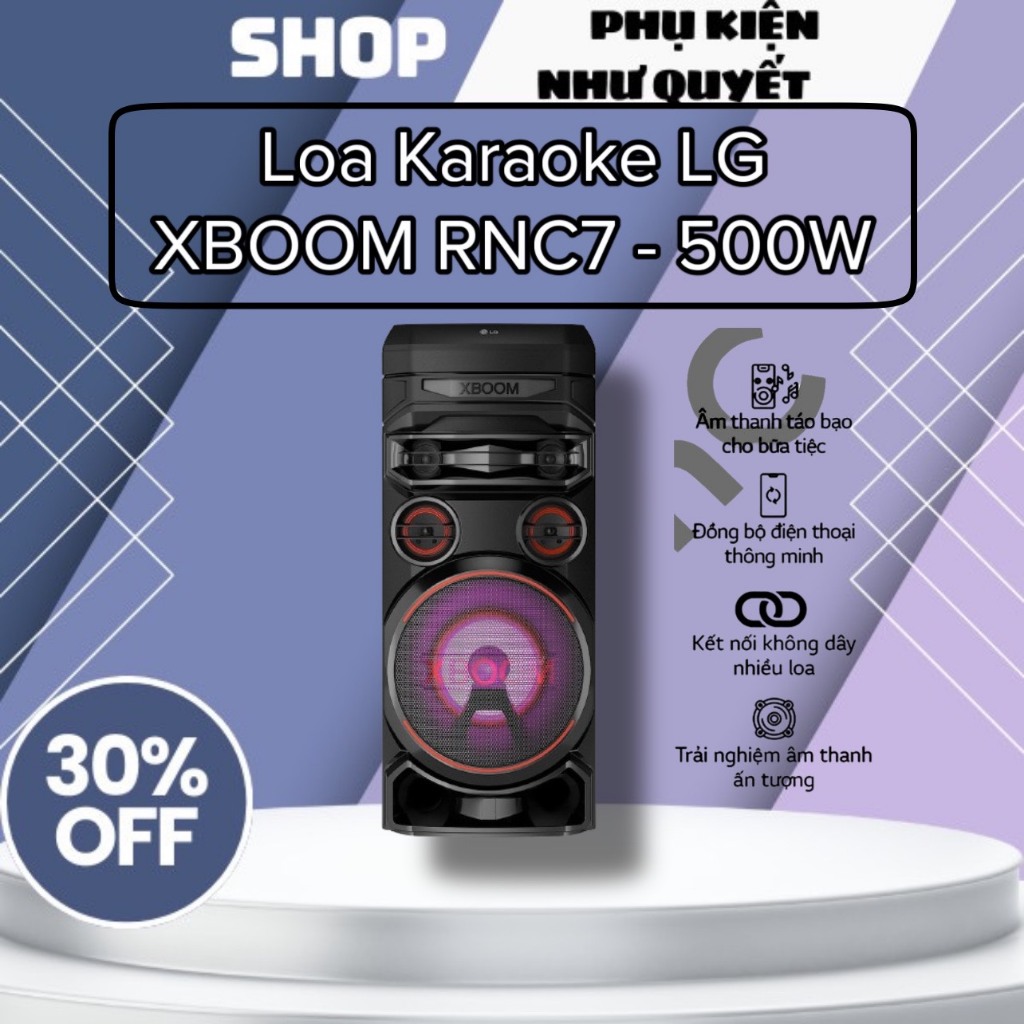 Loa Karaoke LG Xboom RN5 300W - RNC7 500W không kèm mic | Shopee Việt Nam