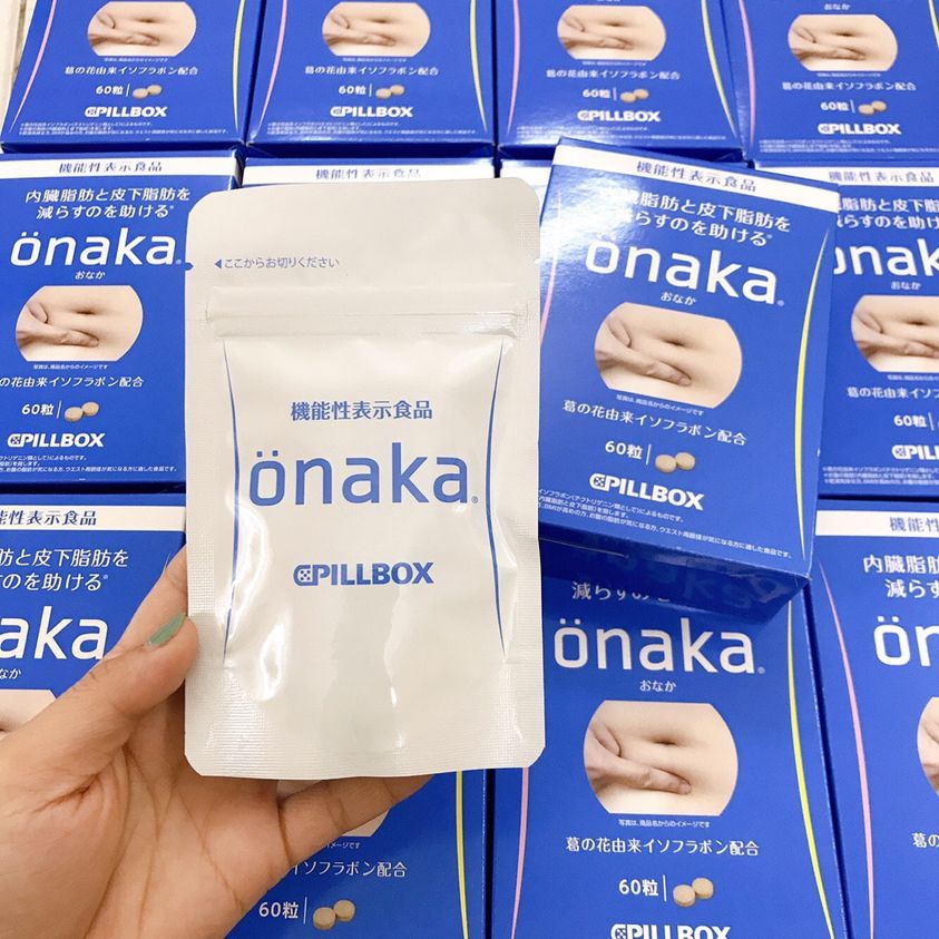 Viên uống giảm mỡ bụng, giảm cân Onaka Nhật Bản - Gói 60 viên | Shopee ...