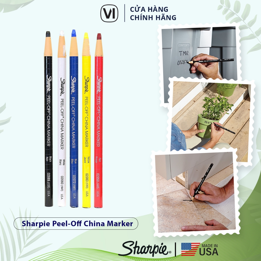 Bút chì sáp dầu Sharpie Peel-Off China Marker | Shopee Việt Nam