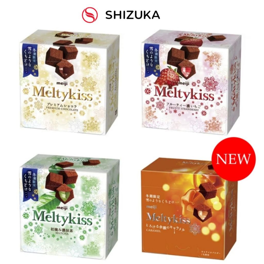 Socola Tươi Viên MeltyKiss Meiji Vị Cacao/Dâu/Matcha/Caramel Nội Địa Nhật Hộp 52G | Shopee Việt Nam