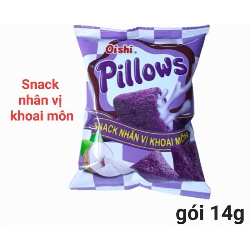 Bim Bim Pillows Oishi Snack nhân socola/ sữa dừa/ cookies vani/ socola ...