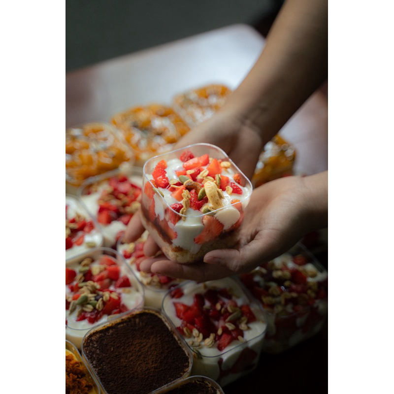 Bánh Cheesecake Dâu Tây Gateau Healthy eatclean healthy ăn kiêng KHÔNG ...