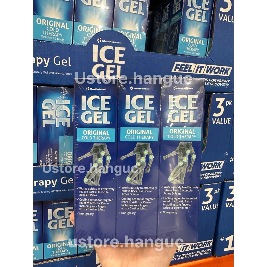 Gel lạnh xoa bóp - Mentholatum Ice Gel Original Cold Therap | Shopee ...
