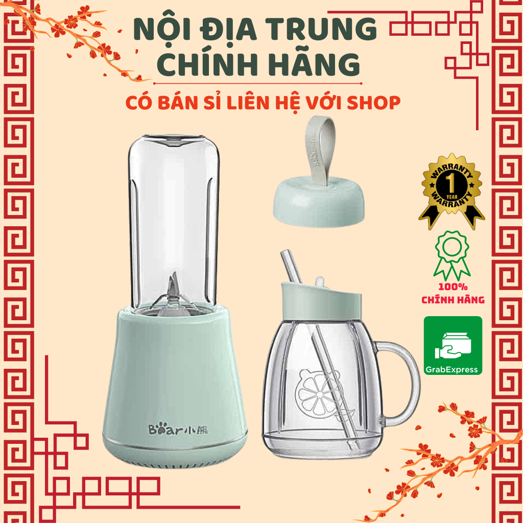 Máy Xay Sinh Tố Cầm Tay LLJ-C04W1 Bear Loại 2 Cối, Tiện Lợi - Nội Địa Trung | Shopee Việt Nam