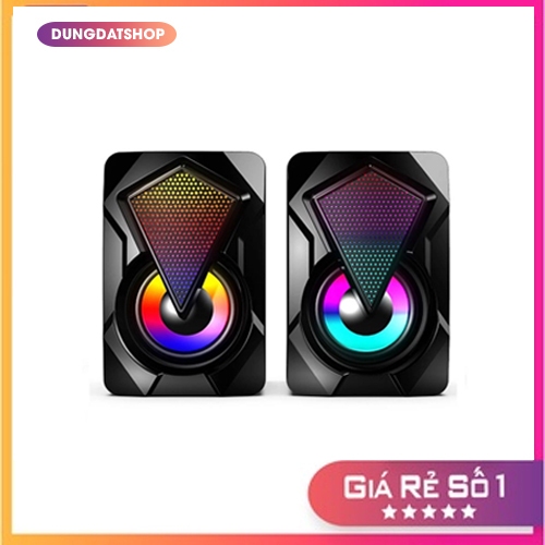 Loa Máy Tính Mini Leerfei Speaker YST-1046 Led RGB Dùng Cho Máy Tính ...
