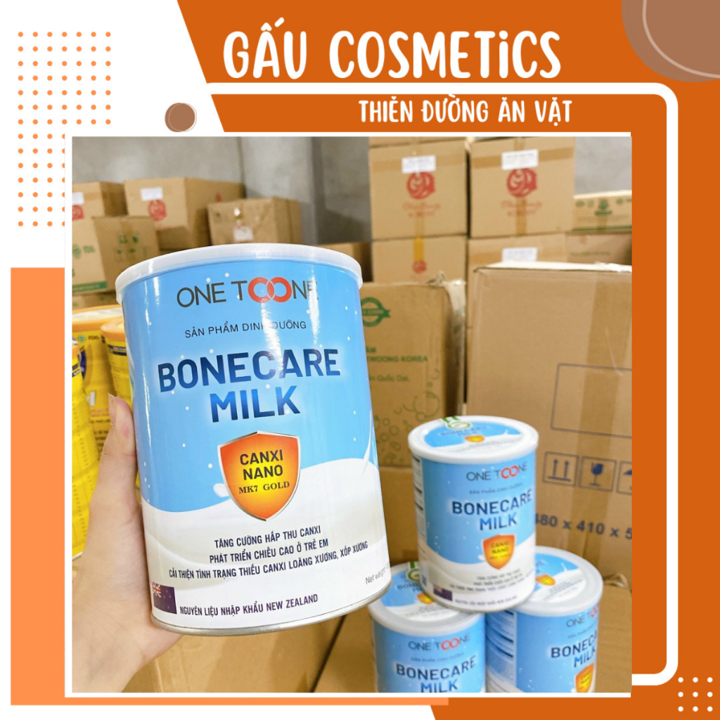 Sữa Bột Bonecare Milk Canxi Nano MK7 Gold (400g, HSD 2024) Giúp Trẻ ...