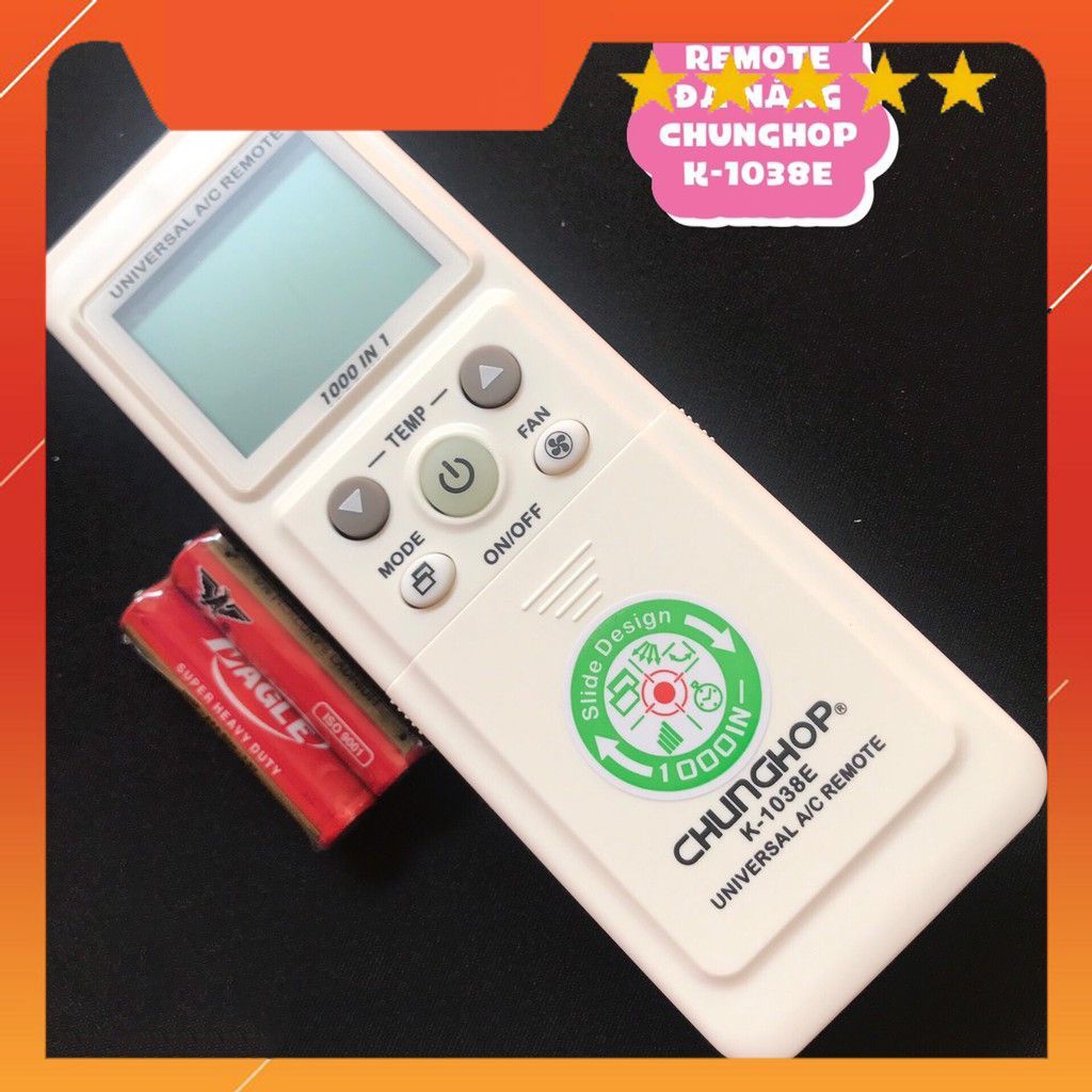 Remote đa năng 1038 ( Chunghop) ( Dùng cho máy lạnh) hàng chuẩn Xịn ...