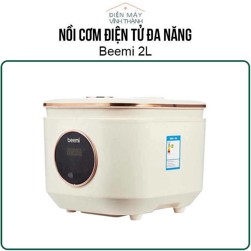 Nồi cơm điện Beemi Bản Tiếng Việt dung tích 2 Lít nồi cơm điện tử công ...