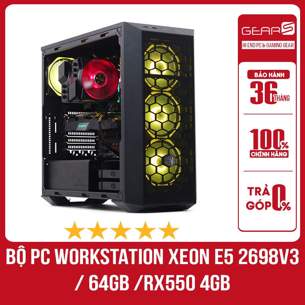 BỘ PC WORKSTATION XEON E5 2698v3 / 64GB /RX550 4GB GDDR5 | Shopee Việt Nam