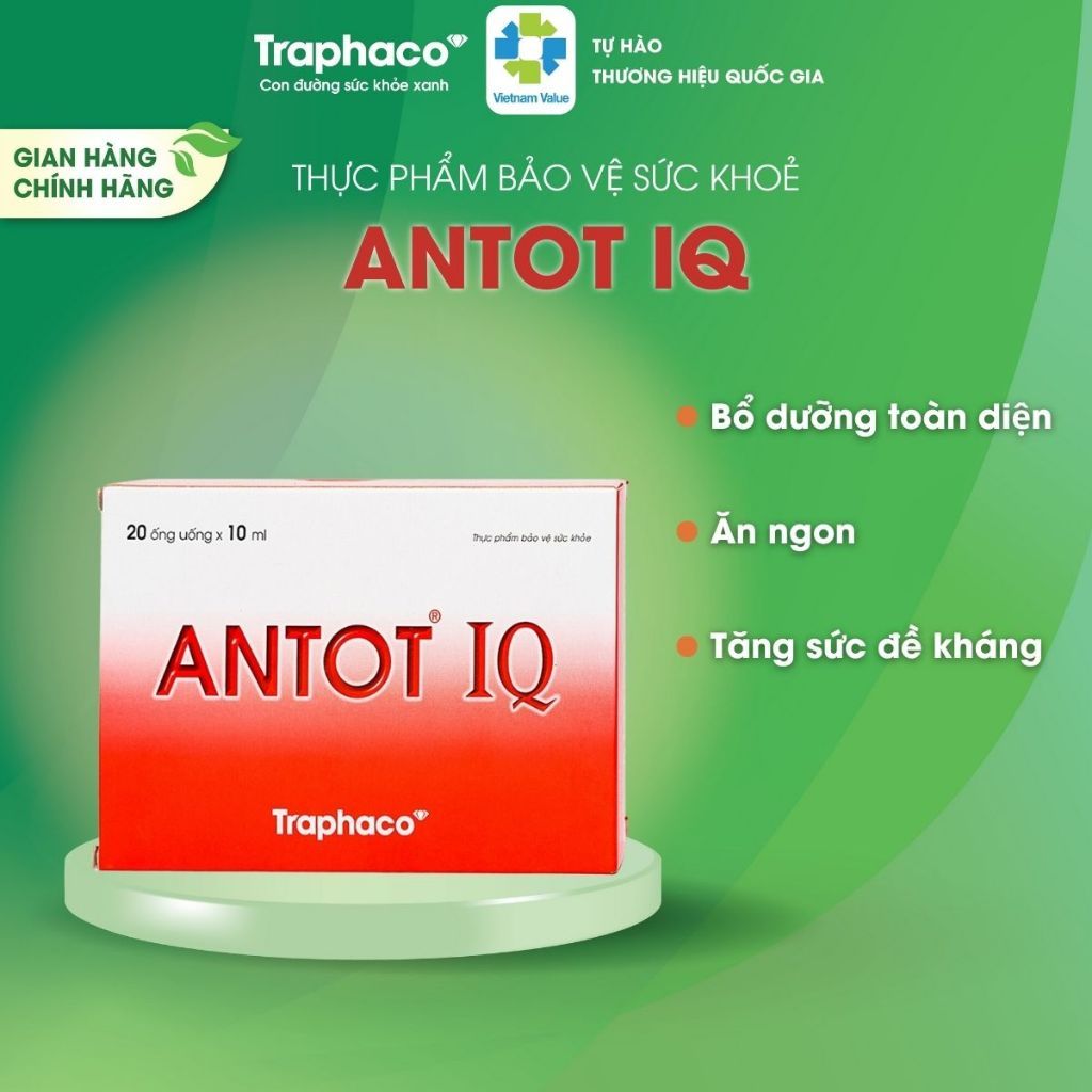 Phát Triển Chiều Cao, Trí Tuệ Antot IQ Traphaco Bồi Bổ Sức Khỏe Ăn Ngon ...