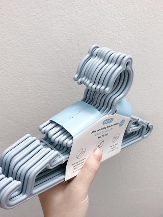 Set 10 Móc áo trẻ em Inochi (MA185) Giữ quần áo, đồ dùng luôn phẳng ...