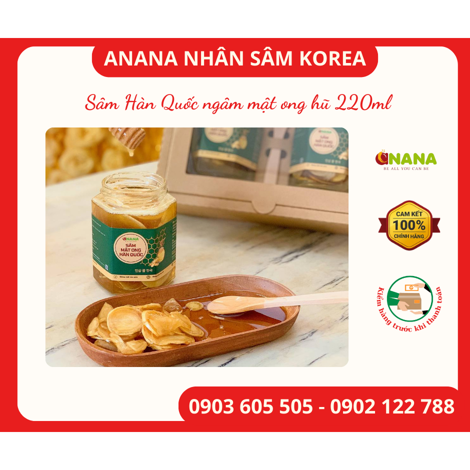 Sâm tươi Hàn Quốc ngâm mật ong hũ 220ml | Shopee Việt Nam