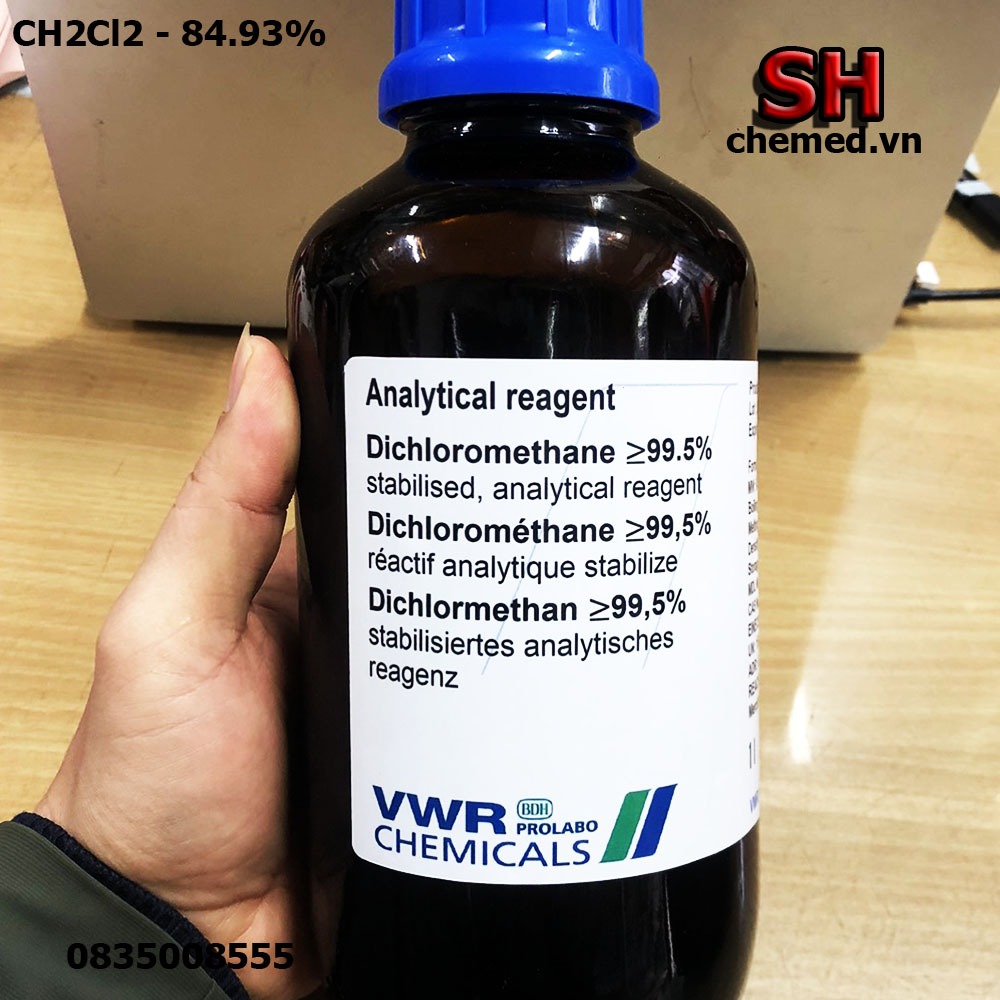 Dung dịch CH2Cl2 (1000ml) - Dung dịch Dichloromethane 99.5% dùng trong ...