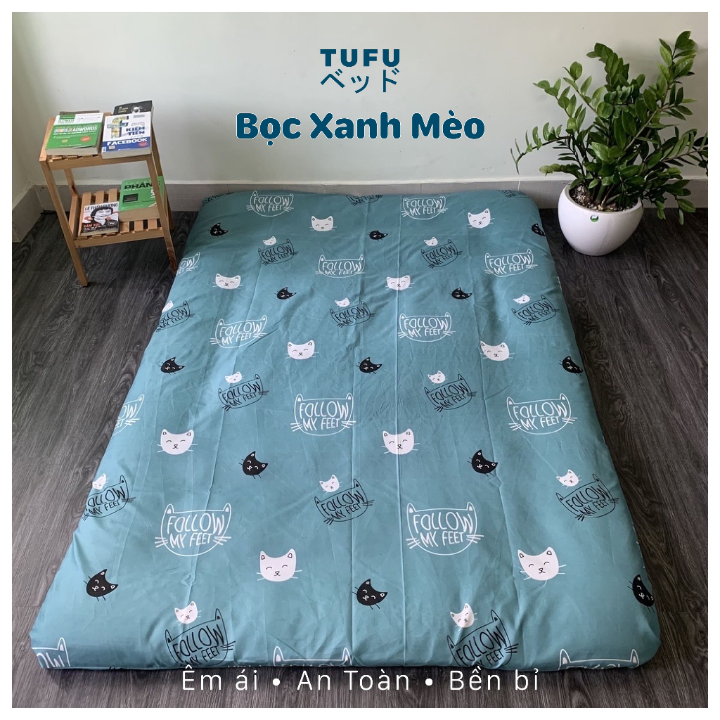 Bọc Nệm Topper Chuyên Dụng - 1m | 1m2 | 1m4 | 1m6 | 1m8 - Bọc kín nệm 2 ...