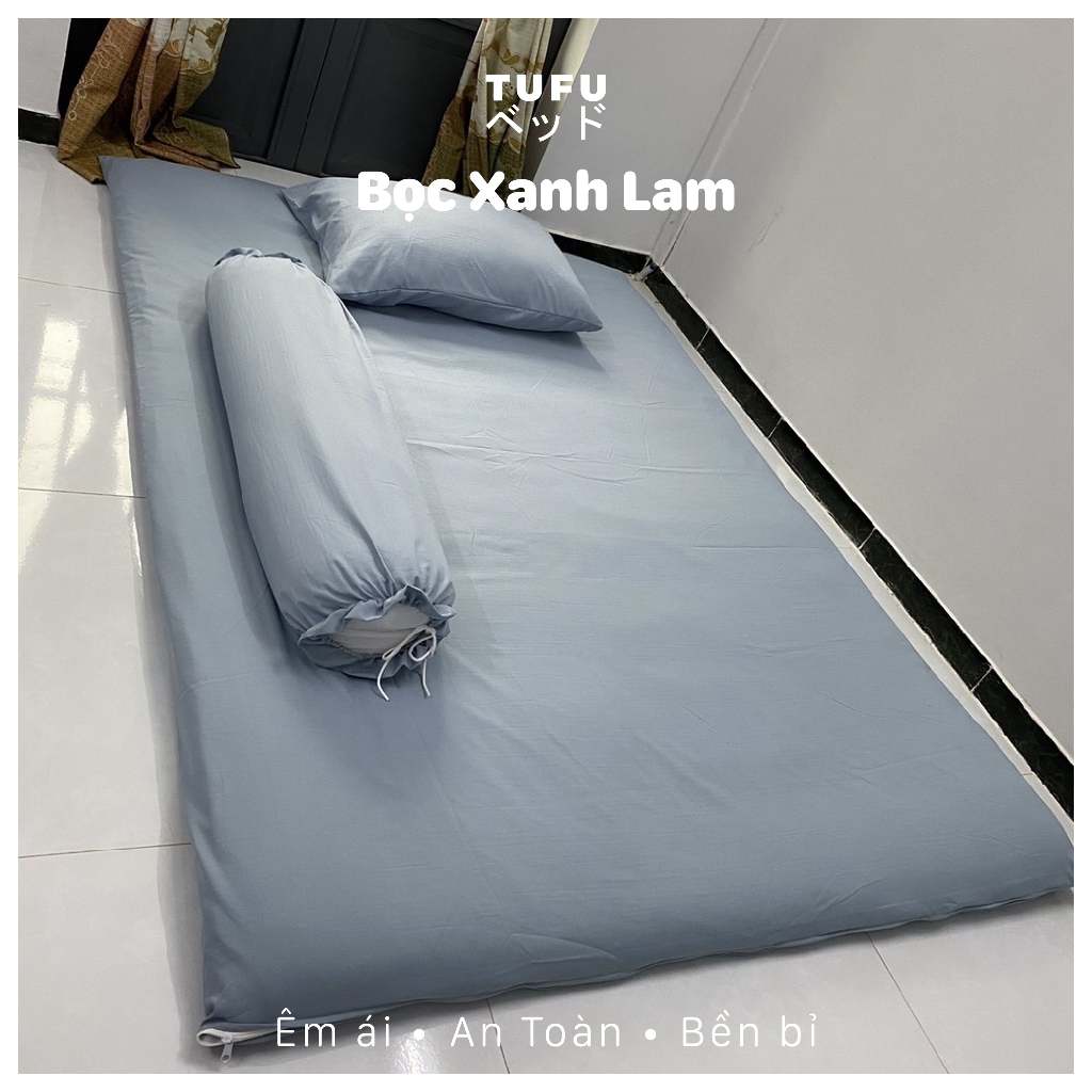Bọc Nệm Topper Chuyên Dụng - 1m | 1m2 | 1m4 | 1m6 | 1m8 - Bọc kín nệm 2 ...