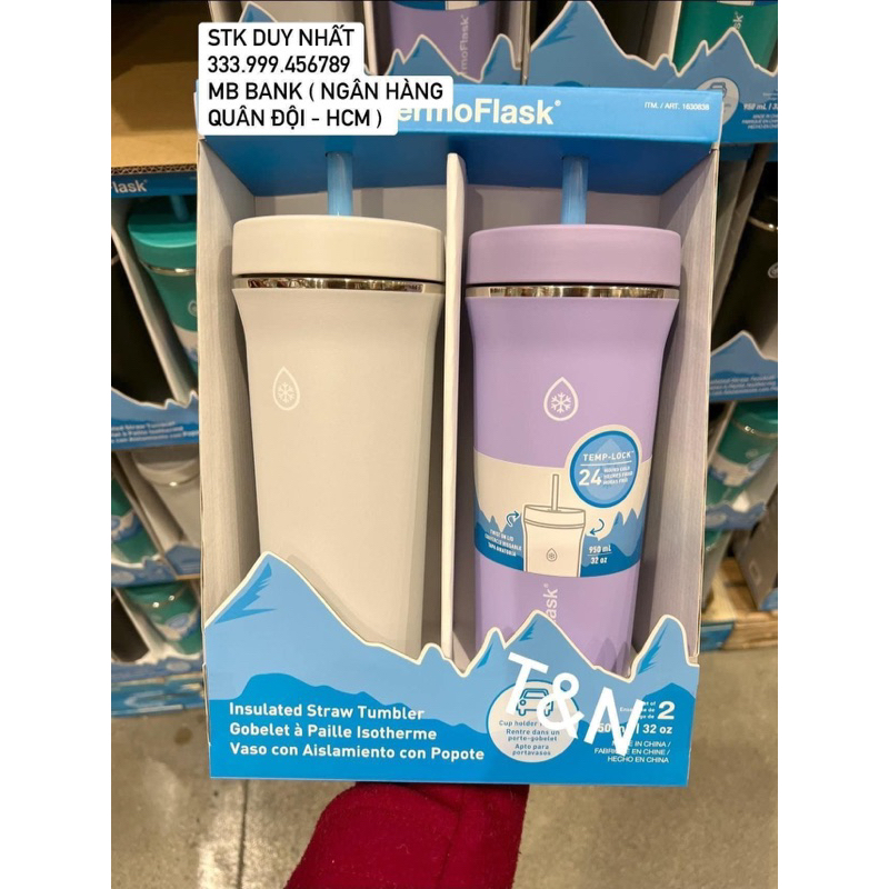 SET LY THERMOFLASK ( 1 set 2 ly ) 950ml 1 ly | Shopee Việt Nam