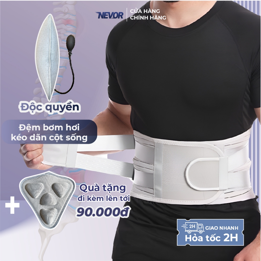 [NEVOR3499 giảm 30K] Đai Lưng Cột Sống Cao Cấp Nevor, Đai Lưng Hỗ Trợ ...