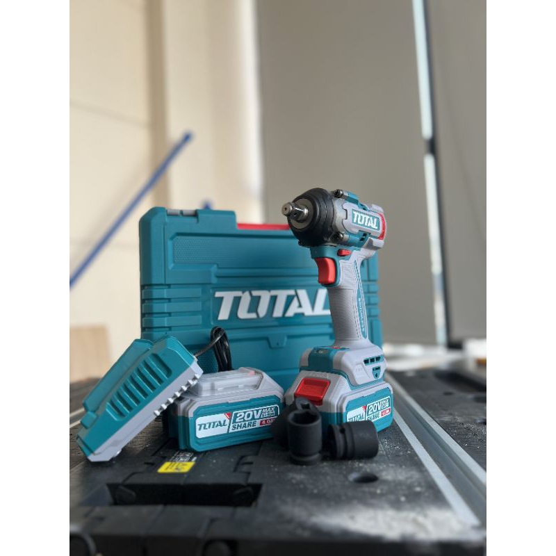 MÁY SIẾT BULOONG TOTAL DÙNG PIN 20V/4AH CHÍNH HÃNG MÃ: TIWLI2050 | Shopee Việt Nam