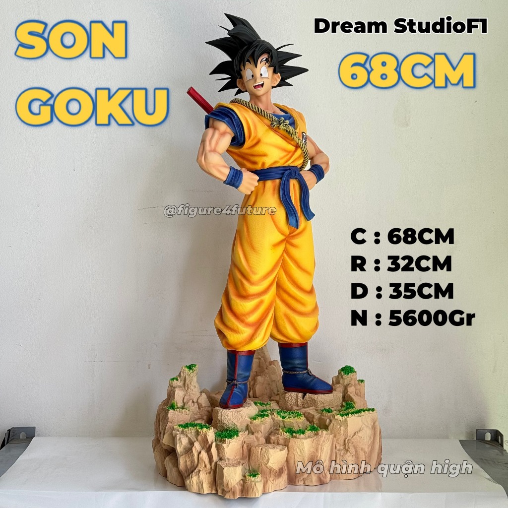 (GOKU 68cm) Mô hình Son Goku dáng đứng cao 68CM - Mô hình songoku có ...