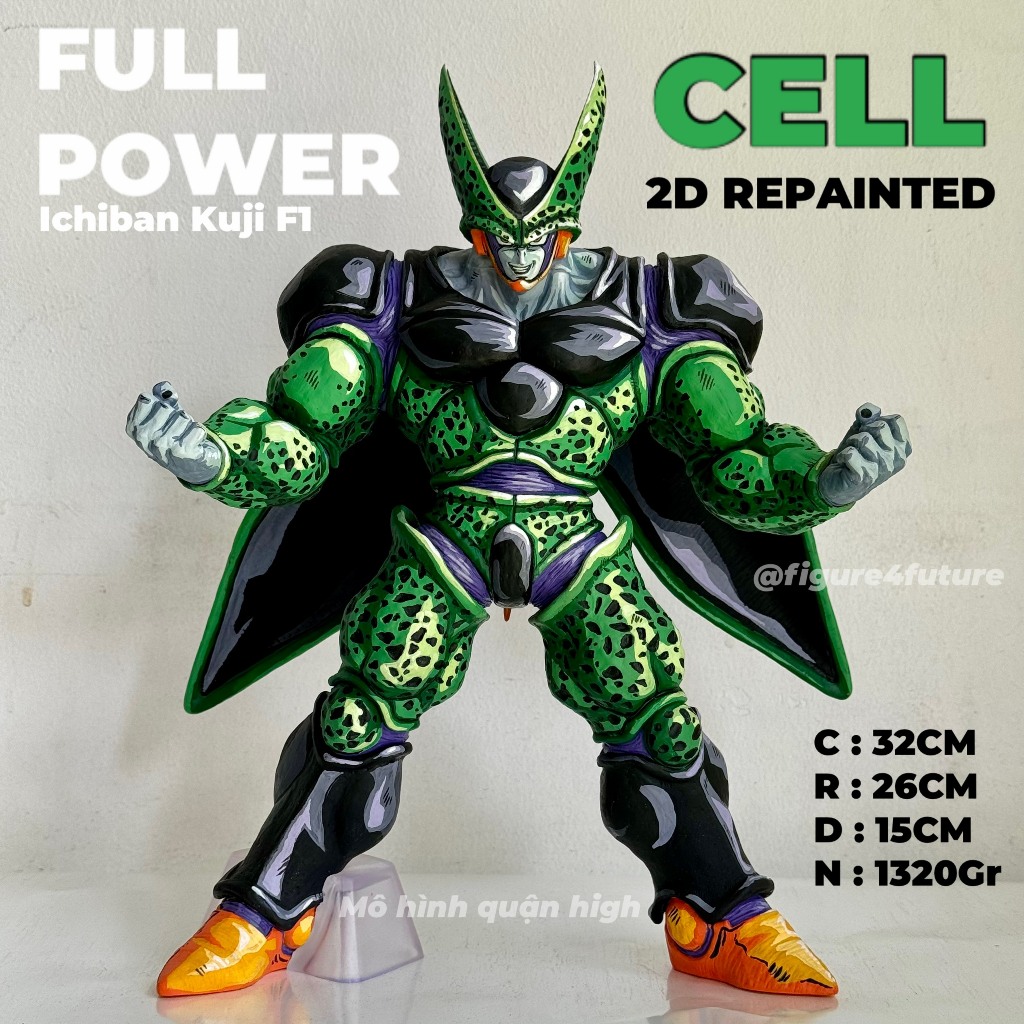 (2D repaint) Mô hình Perfect Cell (Cell Full Power) sơn 2D cực đẹp - Mô ...