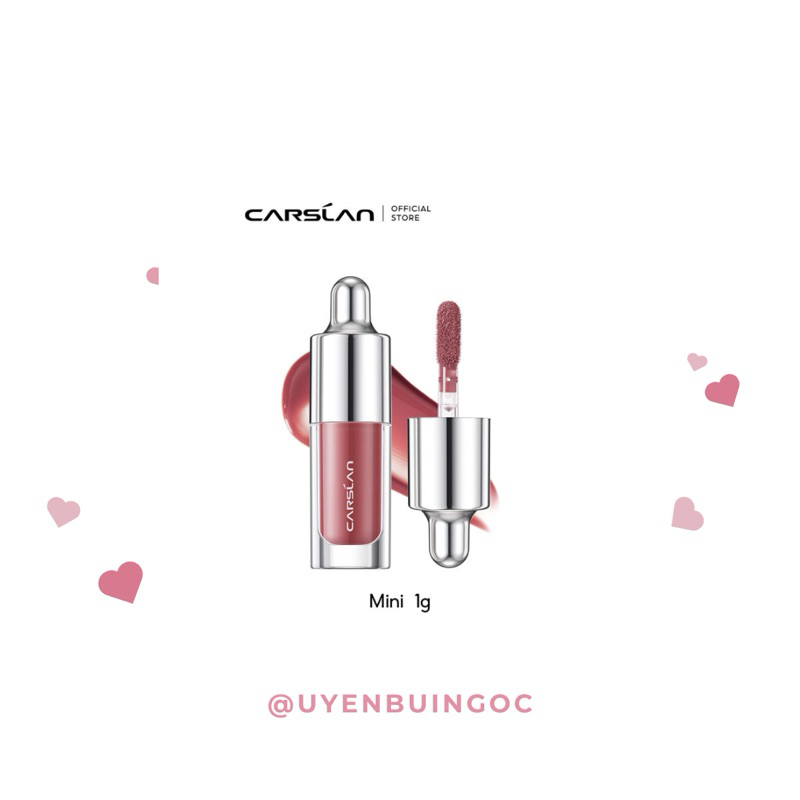 Carslan Tinted Lip huyết thanh Son bóng dưỡng ẩm mini 1g | Shopee Việt Nam