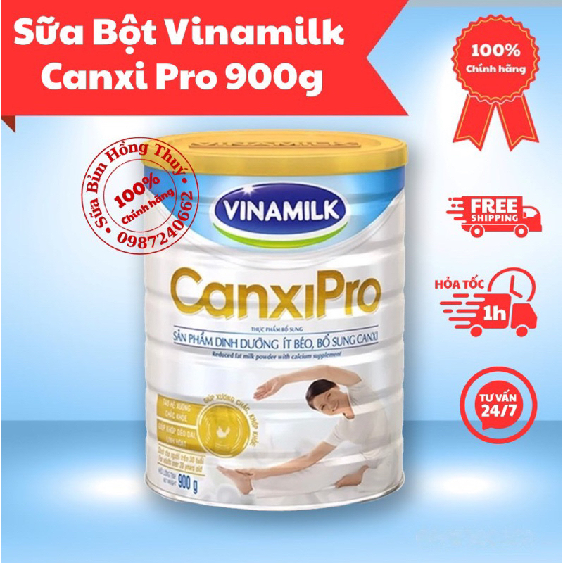SỮA BỘT VINAMILK CANXI PRO 900G | Shopee Việt Nam