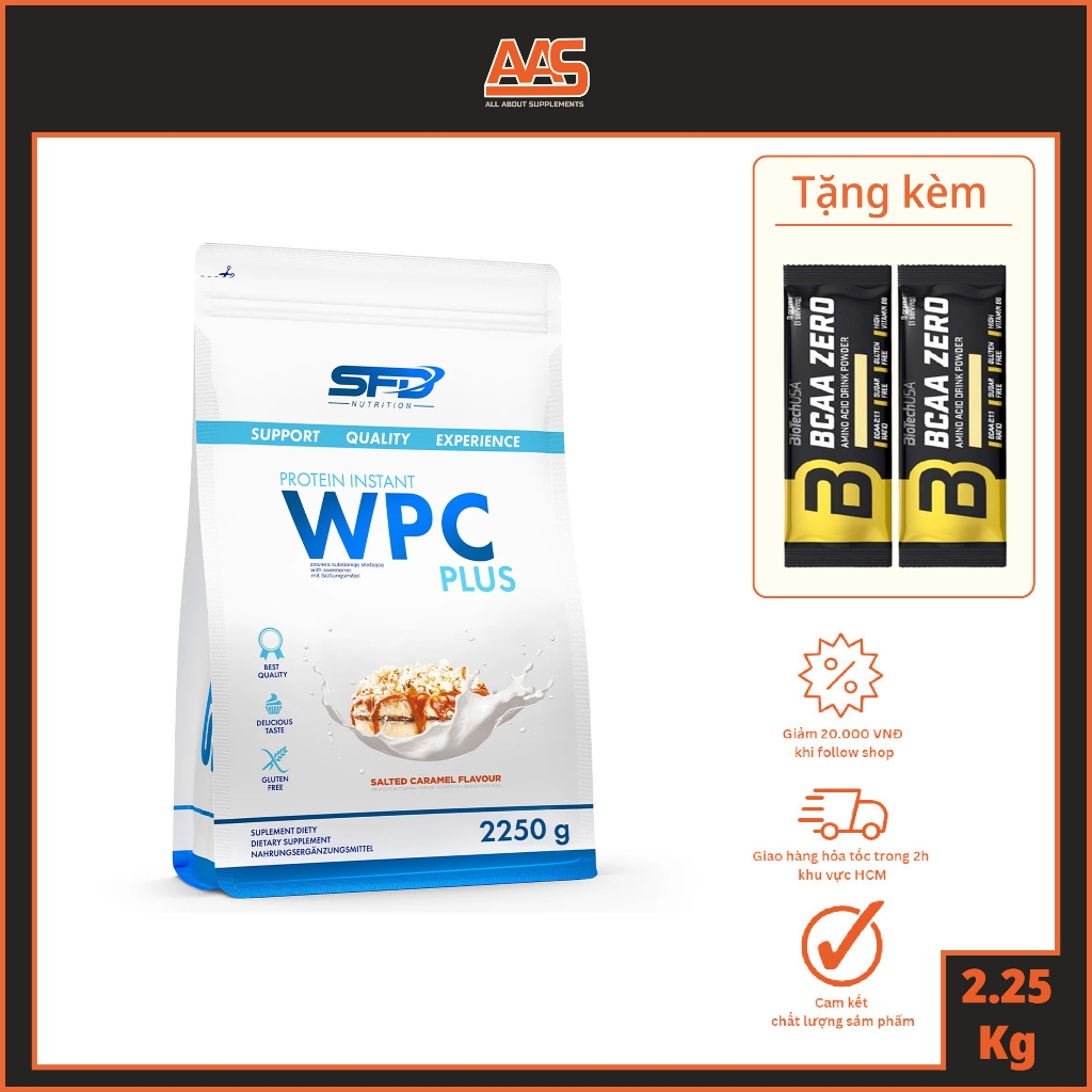 PROTEIN - SFD NUTRITION - PROTEIN INSTANT WPC PLUS - 2250g - Bột đạm whey dinh dưỡng thể hình ...