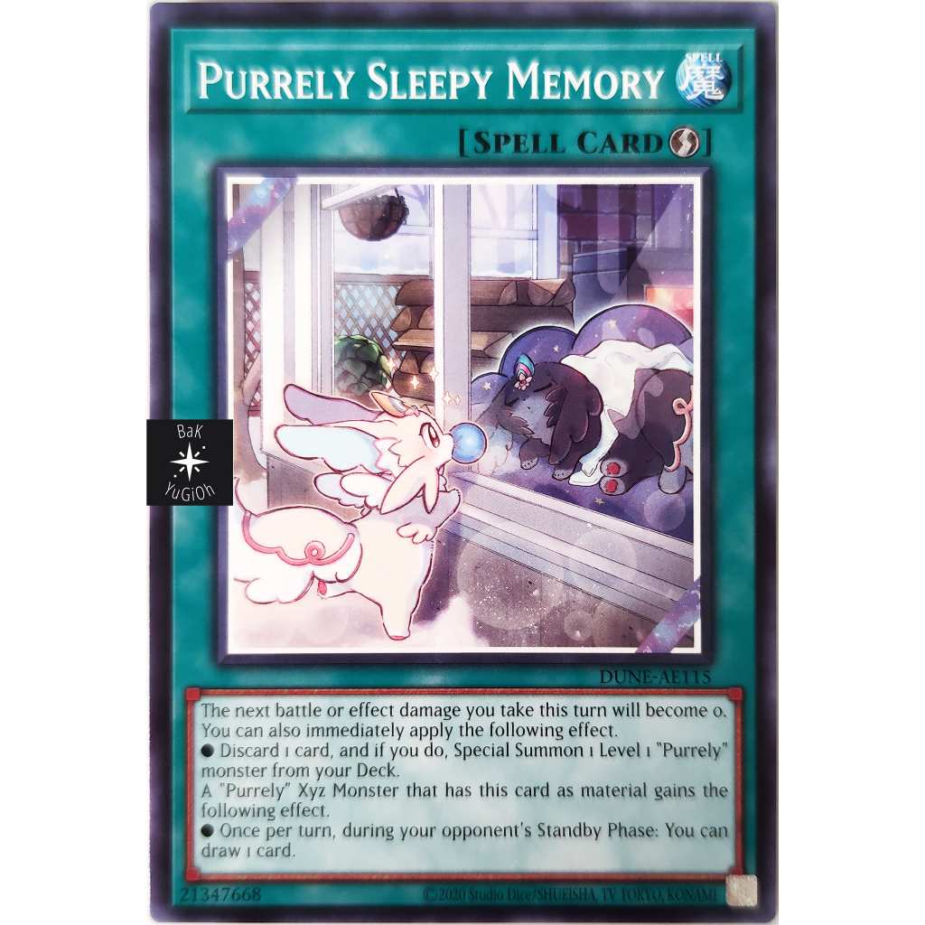 [BaK Yu-Gi-Oh!] [Thẻ Bài Chính Hãng] Purrely Sleepy Memory |AE| Common ...