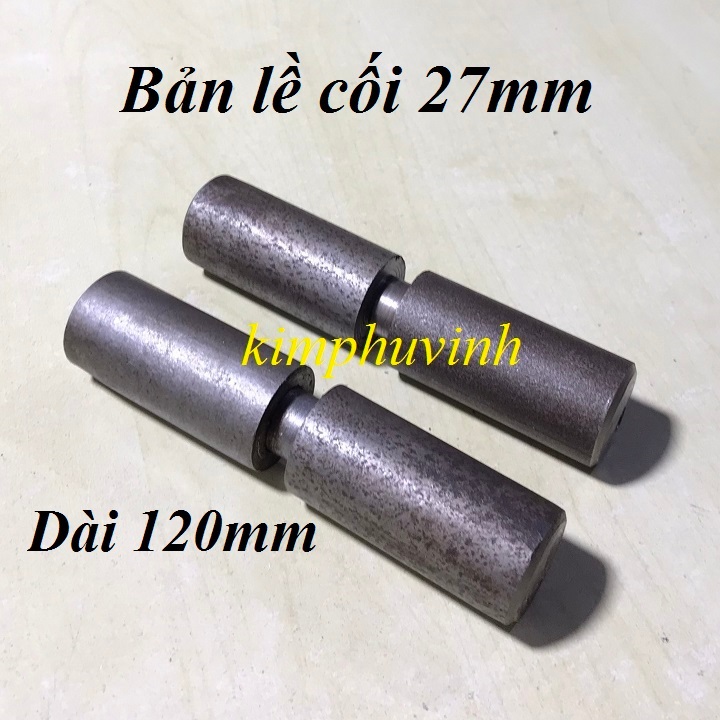 02 CÁI - PHI 27mm BẢN LỀ CỐI DÀI - LỀ CỐI CỬA SẮT - BẢN LỀ CỔNG SẮT | Shopee Việt Nam