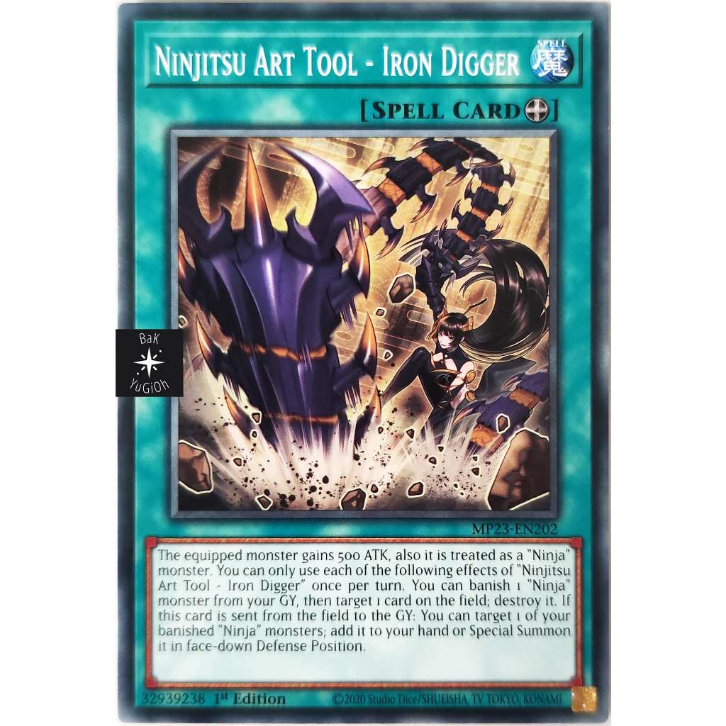 [BaK Yugioh] Ninjitsu Art Tool - Iron Digger |EN| Common [Chính Hãng ...