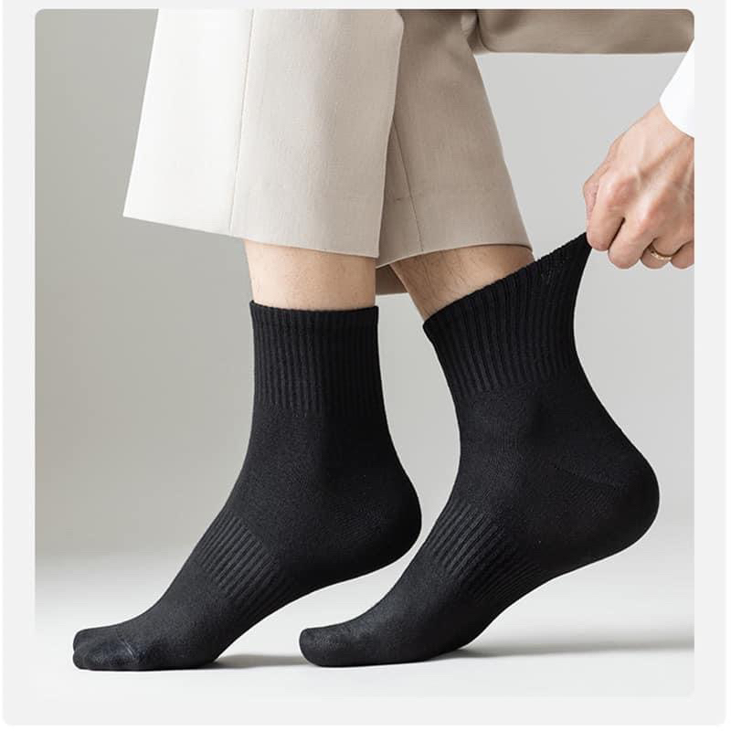 Tất nam nữ cổ cao thể thao, vớ nam nữ cao cấp chất liệu vải Hàn co giãn ...
